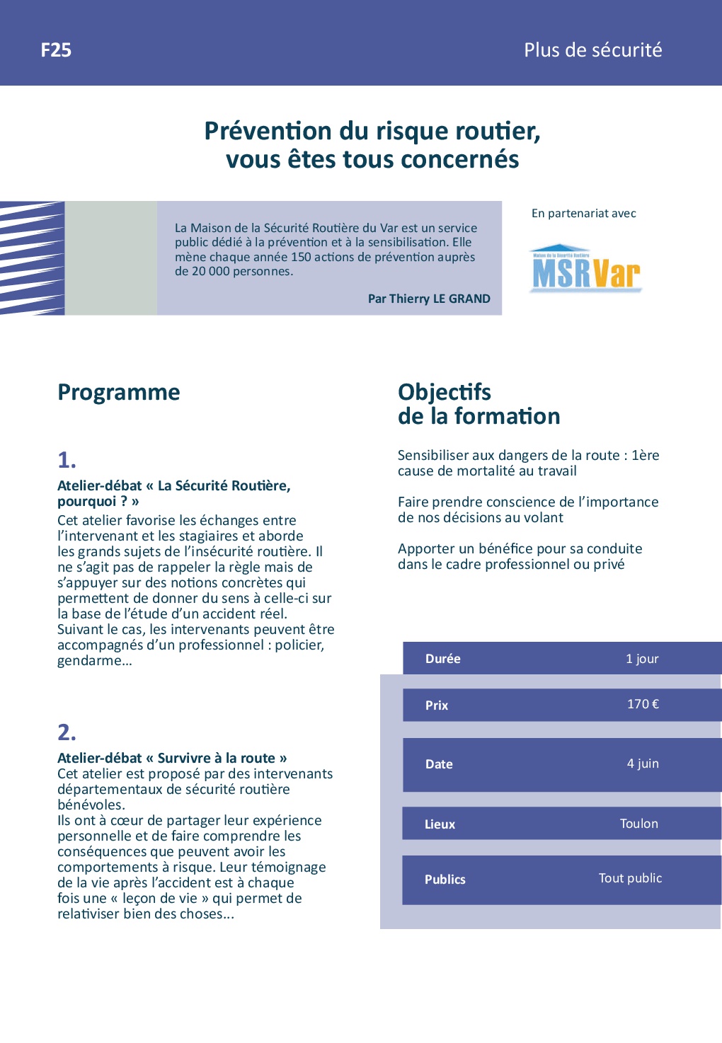 F25 Pévention du risque routier, vous êtes tous concernés-001 - UDV Asso